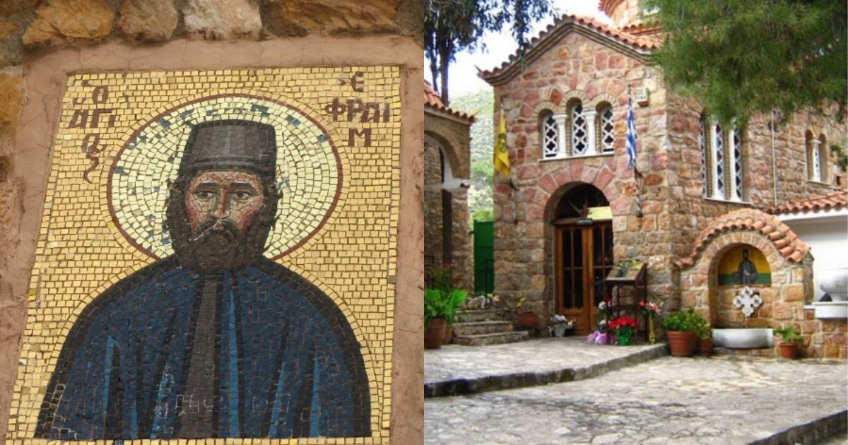 Το μοναστήρι του Αγίου Εφραίμ στη Νέα Μάκρη: Η «φορητή» Εικόνα, τα ιερά ...