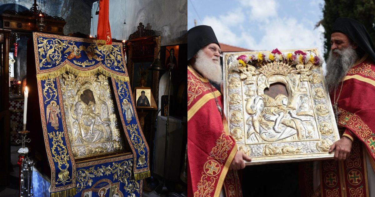 «Άξιον Εστί»: Μόλις έφτασε στην Αθήνα η θαυματουργή εικόνα από το Άγιον ...