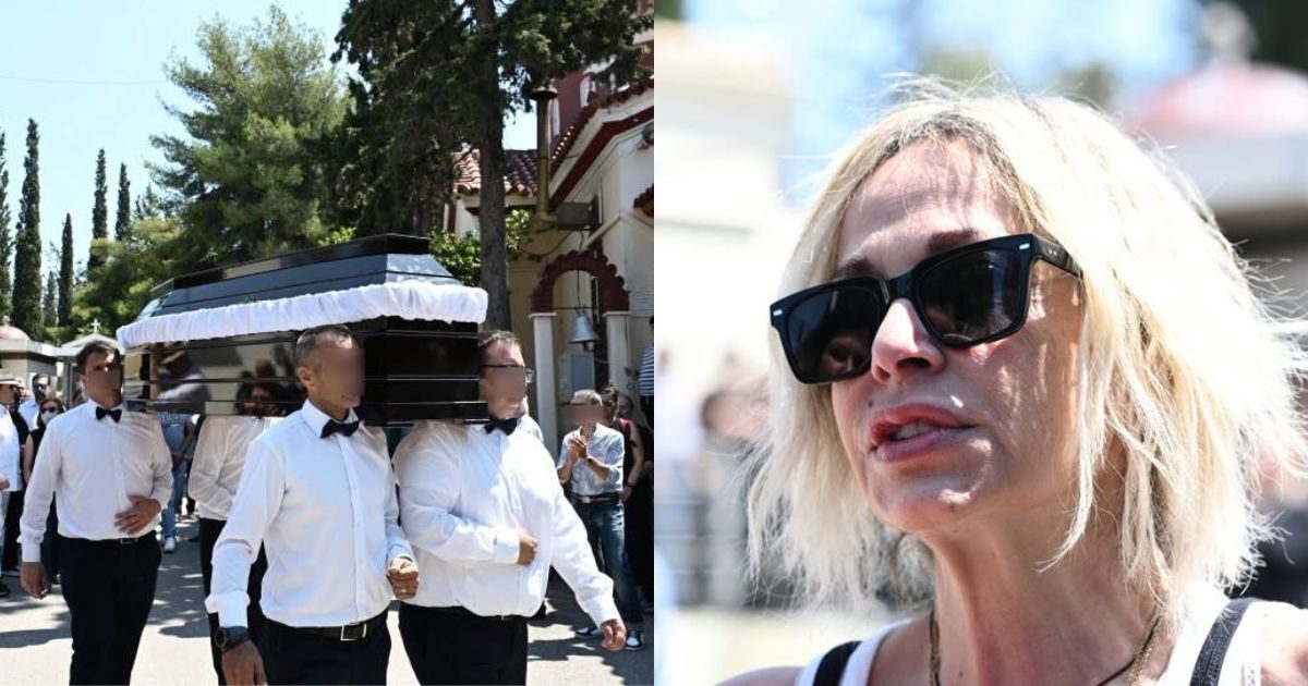 Συγκίνηση στην κηδεία της Γιώτας Γιάννα: Καταρρακωμένη η Άννα Βίσση στο ...