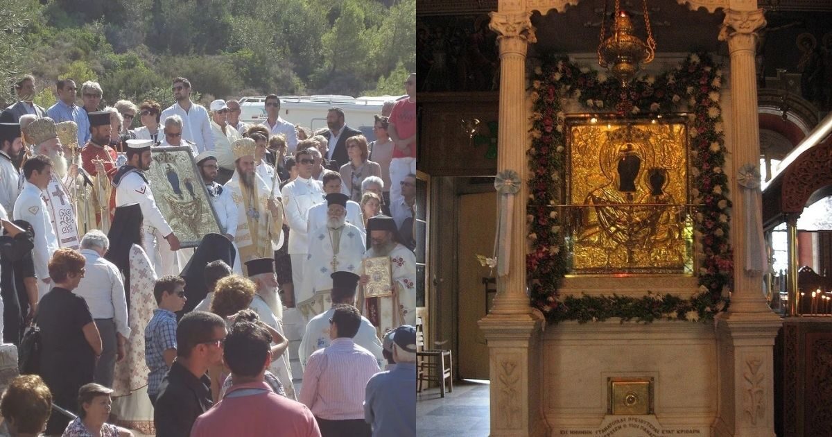 Παναγία Μυρτιδιώτισσα: Η εικόνα της κάθε βράδυ γυρνούσε εκεί που είχε ...