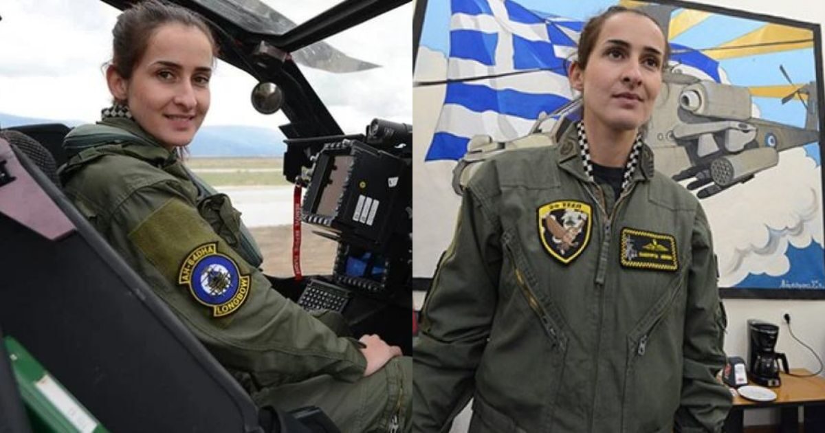 Αθηνά Πανουργιά: Η πρώτη γυναίκα πιλότος ελικοπτέρου Απάτσι στην Ελλάδα ...