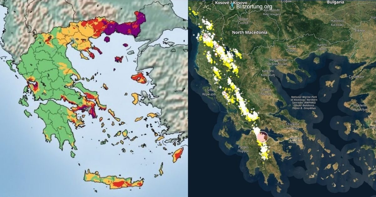 ΕΜΥ: Επικαιροποίηση του Έκτακτου Δελτίου Επικίνδυνων Καιρικών ...