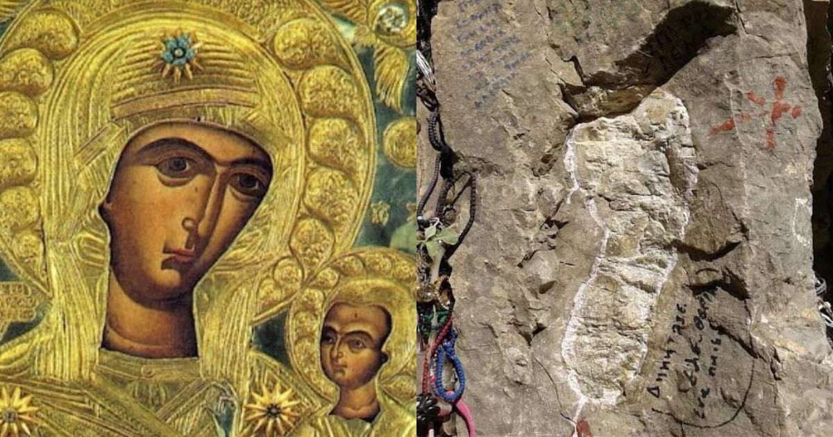 Δέος και συγκίνηση: Τα πατήματα της Παναγιάς Προυσιώτισσας – Η ...